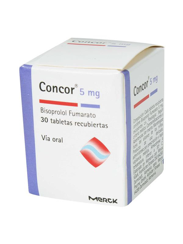 CONCOR 5 MG 30 TABLETAS