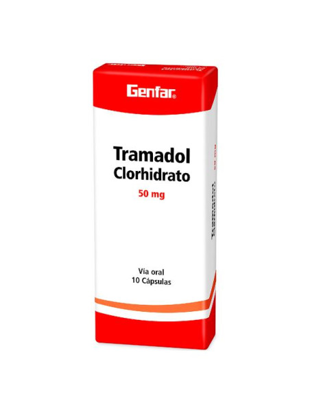TRAMADOL 50 MG 10 CAPSULAS GF