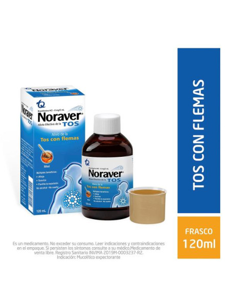 NORAVER TOS ADULTO FRASCO 120 ML