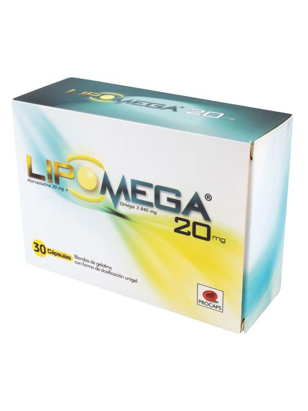 LIPOMEGA 20 MG 30 CAPSULAS (A)(DA)