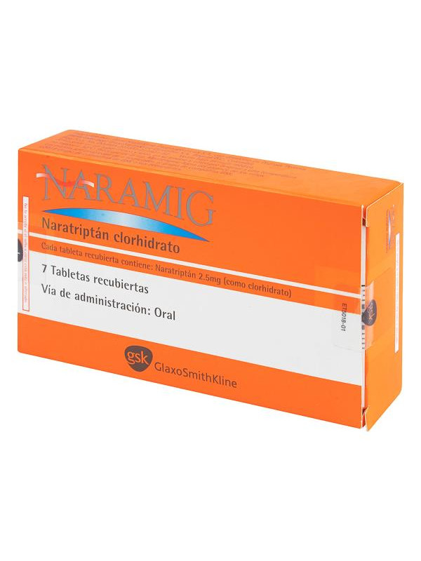 NARAMIG 2.5 MG 7 TABLETAS