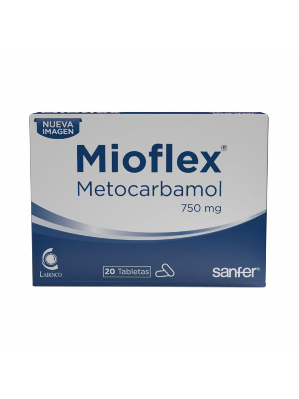 MIOFLEX 750 MG 20 TABLETAS